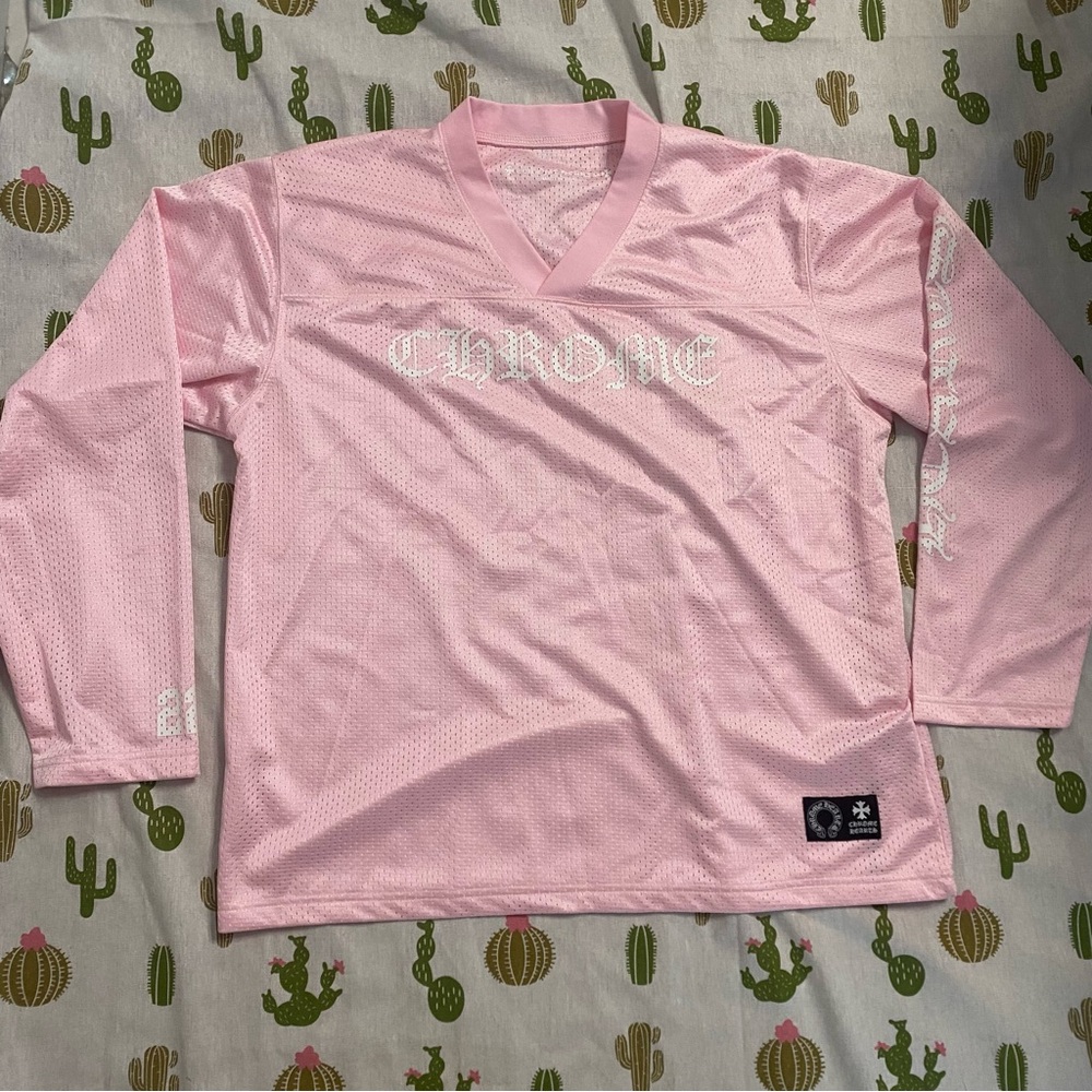 Chrome Hearts Love Yag Mash Warm Up Jersey Pink - Gem